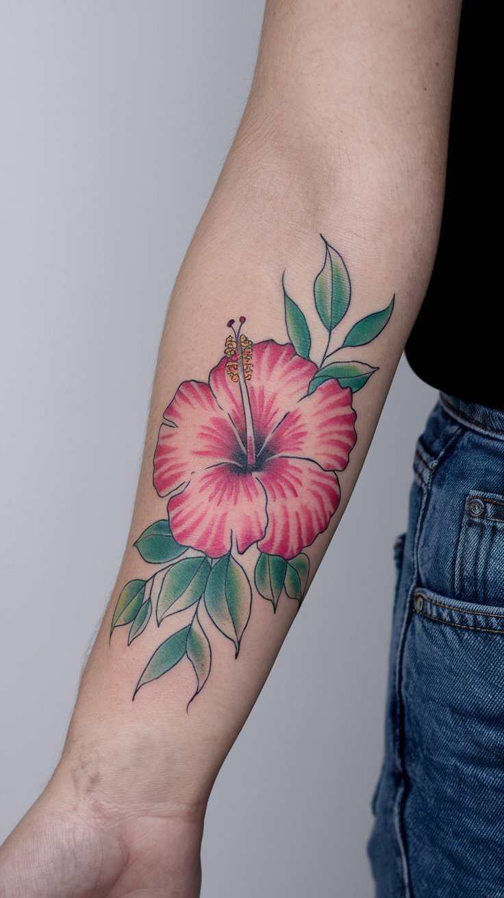 11 Vibrant Hibiscus Tattoo Ideas for Summer and Tropical Vibes ...