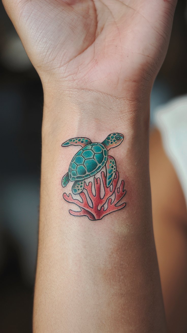 10 Vibrant Coral Reef Tattoo Ideas for Ocean and Color - glamourhub.blog