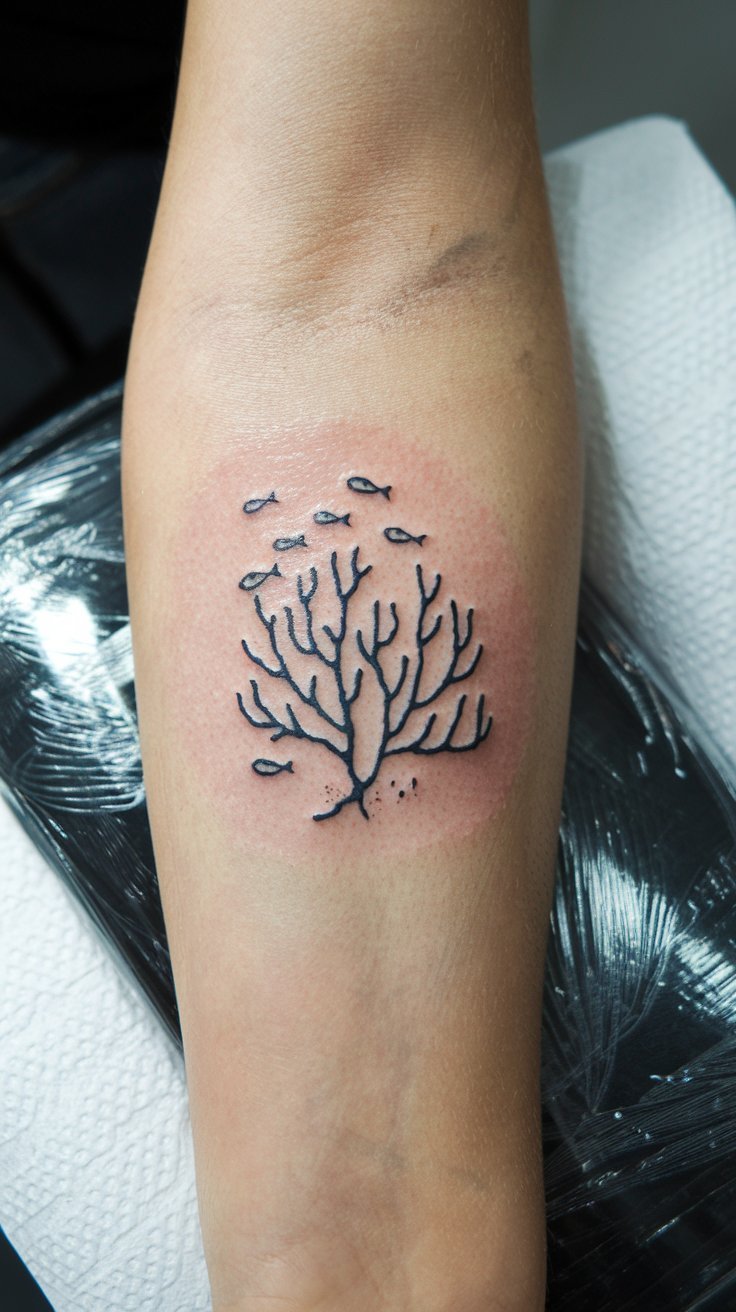 10 Vibrant Coral Reef Tattoo Ideas for Ocean and Color - glamourhub.blog
