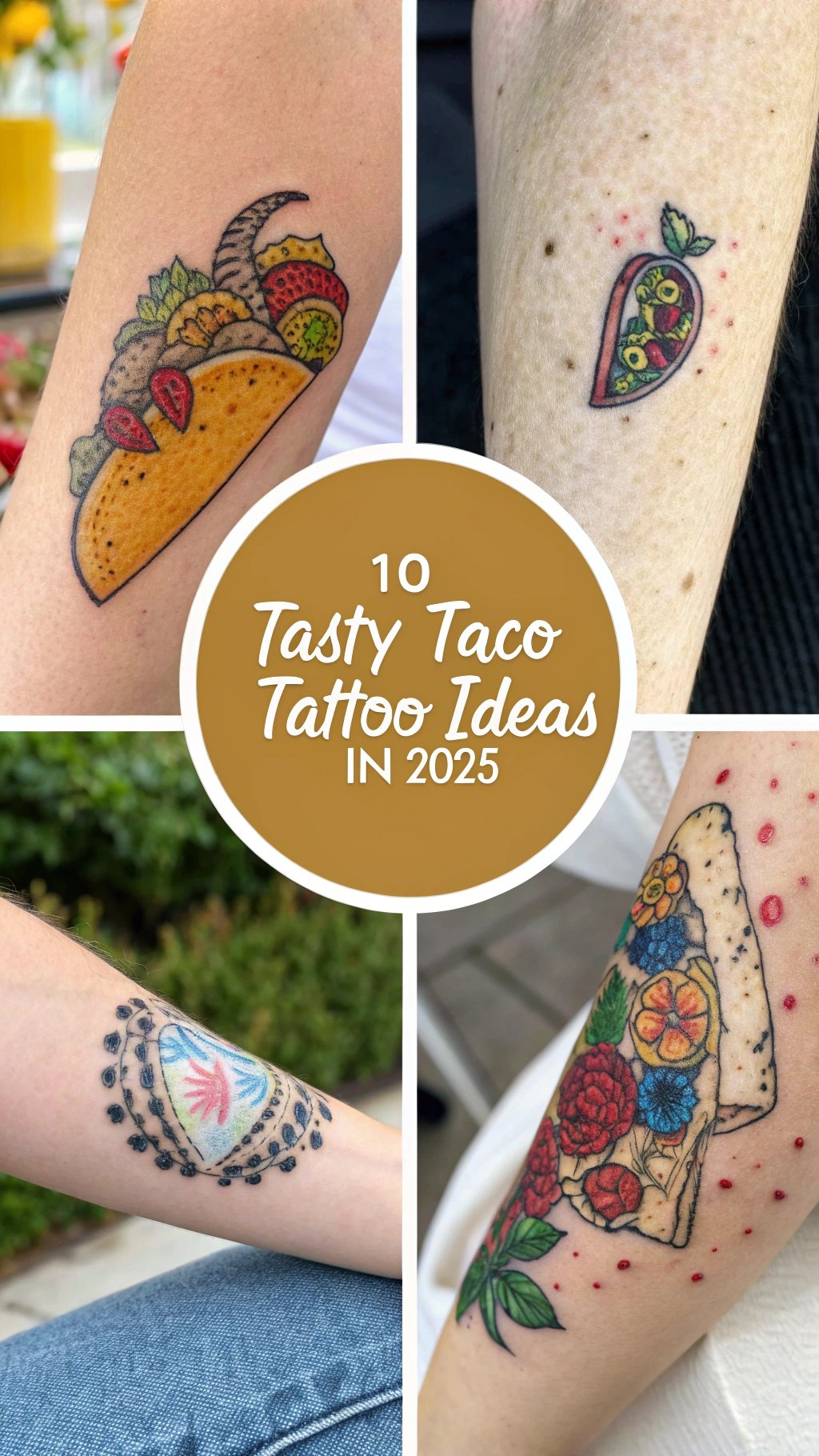 10 Tasty Taco Tattoo Ideas for Food and Amazing Culture - glamourhub.blog