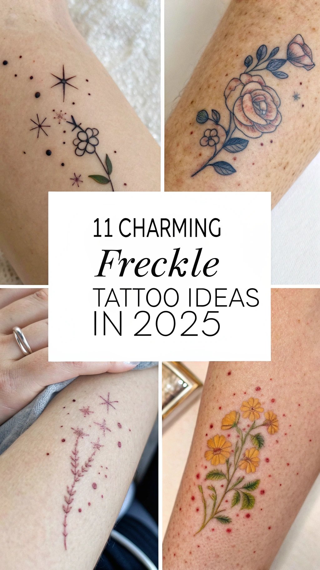 11 Charming Freckle Tattoo Ideas for Whimsy and Playfulness ...